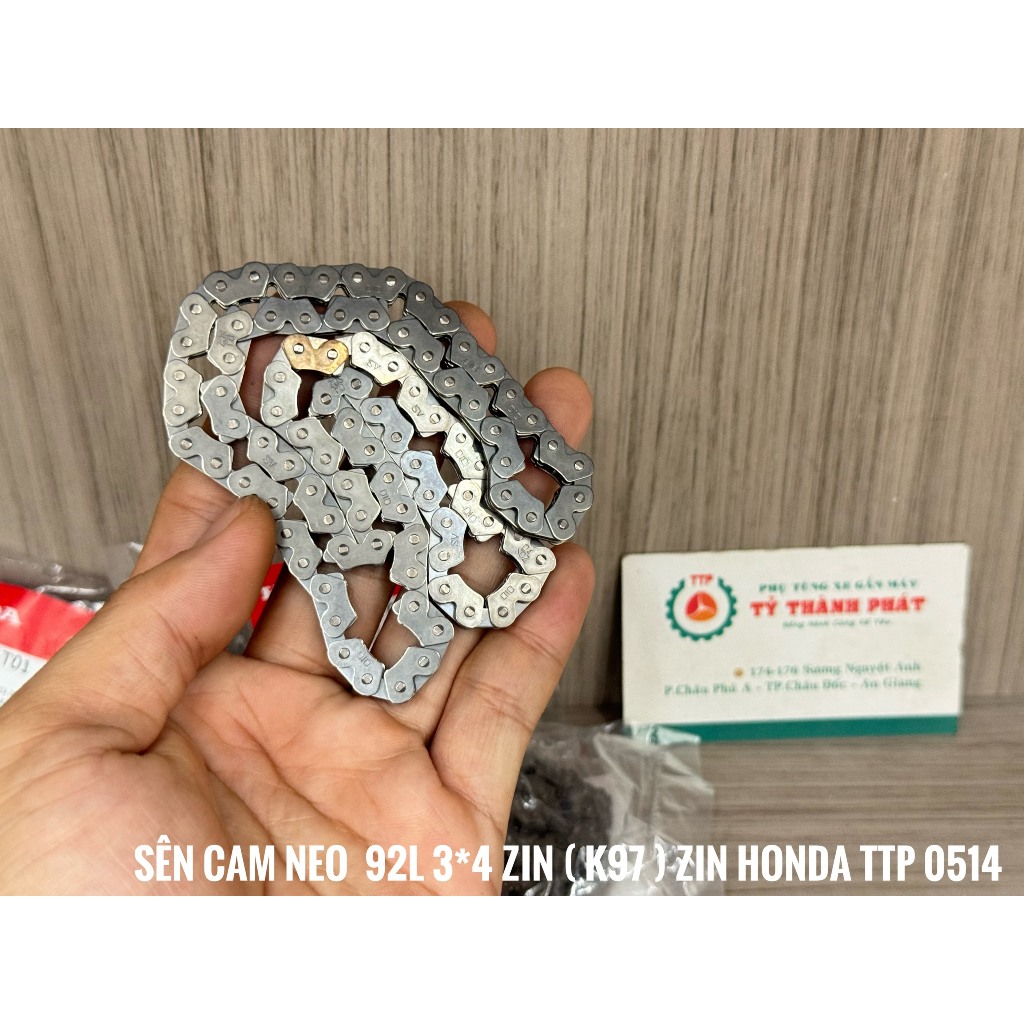 Sên cam Neo, Fu X , AB 125, Su Hayate, X-Bike, Axelo 92L 3*4 zin ( K97 ...