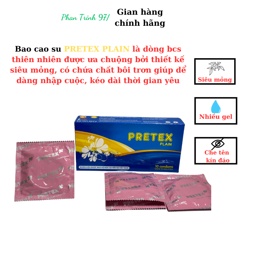 Bao cao su pretex pain malaysia siêu mỏng bền bỉ,phantrinh97.store ...