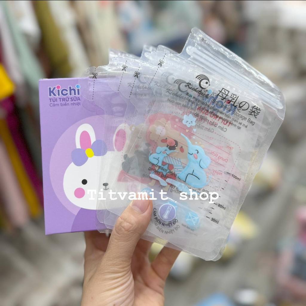 [Chính hãng] Hộp 30 Túi trữ sữa Kichilachi 100ml, Túi trữ sữa Kichi cảm ...