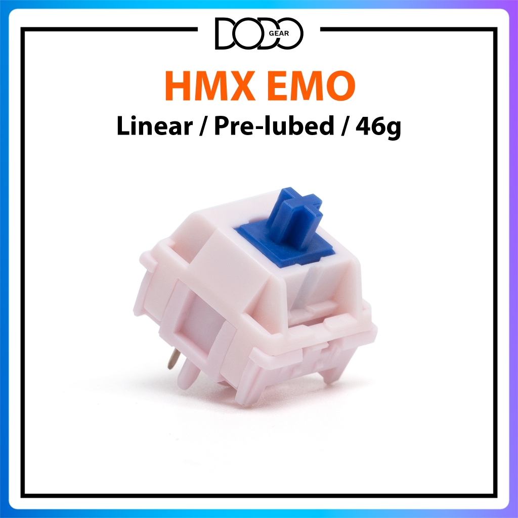 Switch HMX Emo 5 PIN Linear 46g công tắc bàn phím Switch HMX Emo DoDo ...