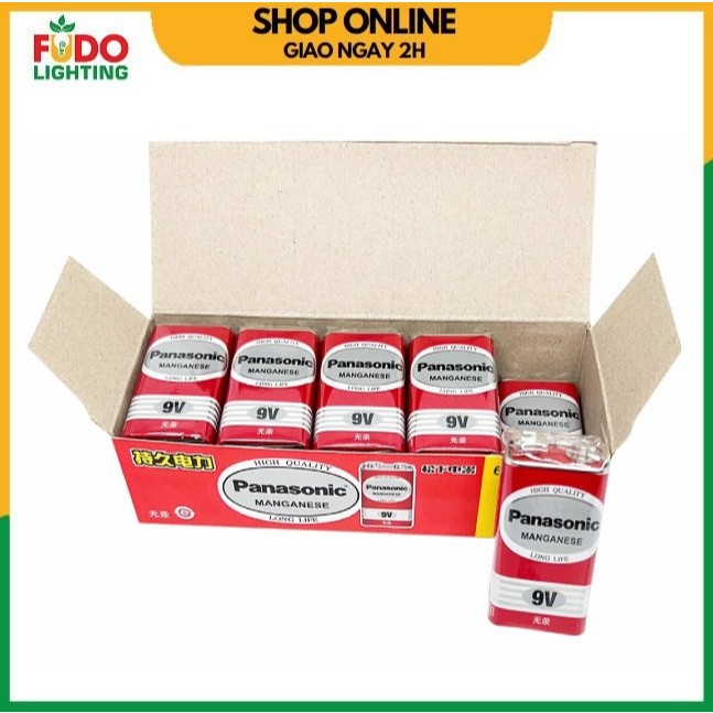 Pin Panasonic 9V ( hộp 10 viên ) chính hãng giá tốt chất lượng | Shopee ...