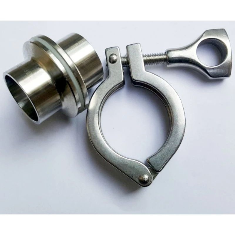 Clamp khớp nối nhanh vi sinh, ( đủ bộ ). các loại phi 19 , 21 ,22 , 27 ...