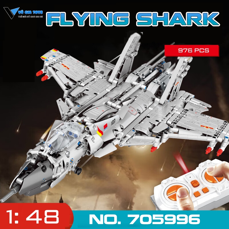 Đồ Chơi Lắp Ráp Mô Hình Trưng Bày Máy Bay Tiêm Kích Phản Lực J15-20 SU35 705995-96 Với 900+ Mảnh ...