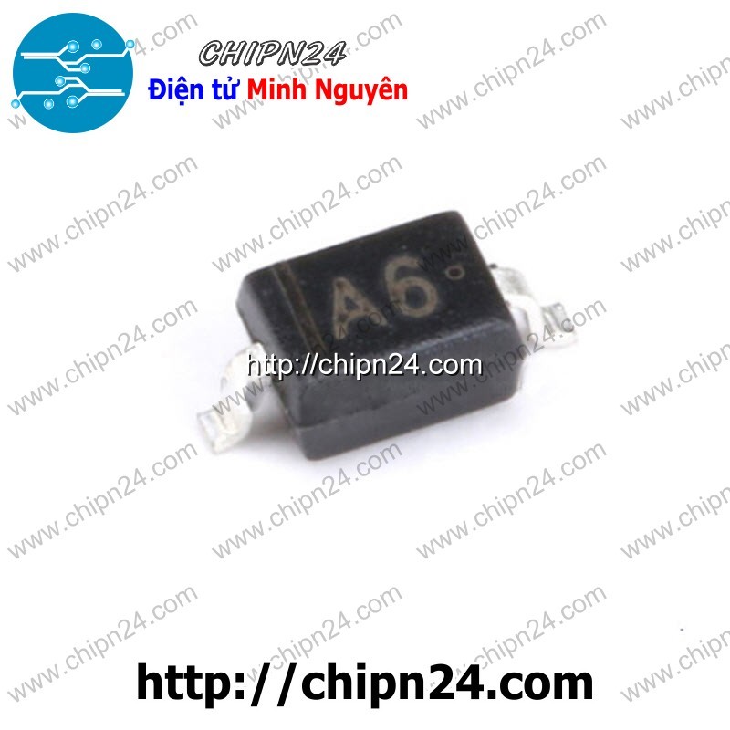 [25 con] (KX) Diode Dán BAS16W (A6 2 chân) SOD-323 (SMD) (High Speed ...