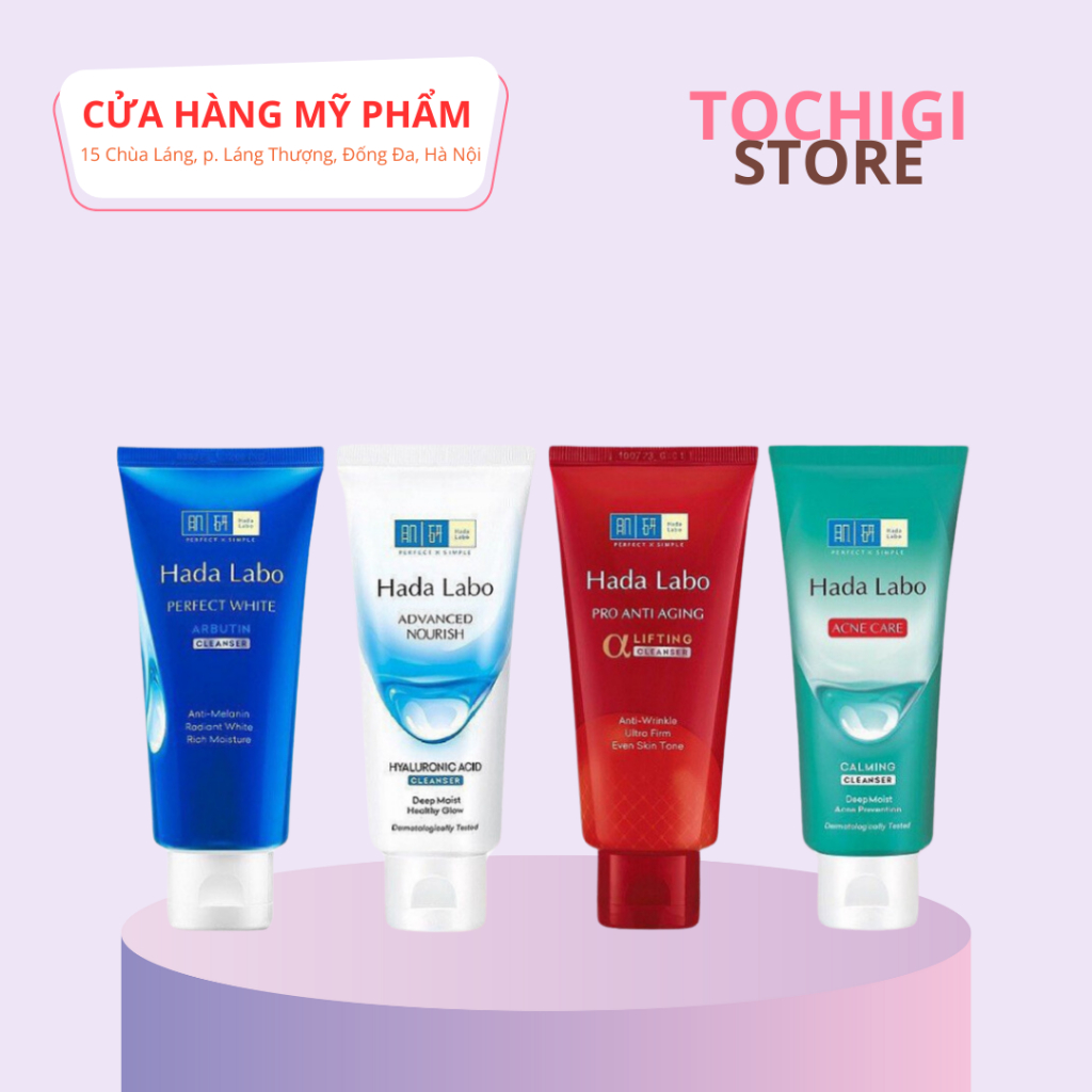 Sữa Rửa Mặt Hada Labo Advanced Nourish Perfect White Acne Care