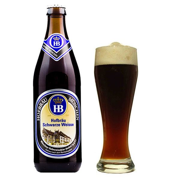 Bia HB Hofbrau Munchen Schwarze Weisse 5.1% - nhập khẩu Đức - 1 chai ...