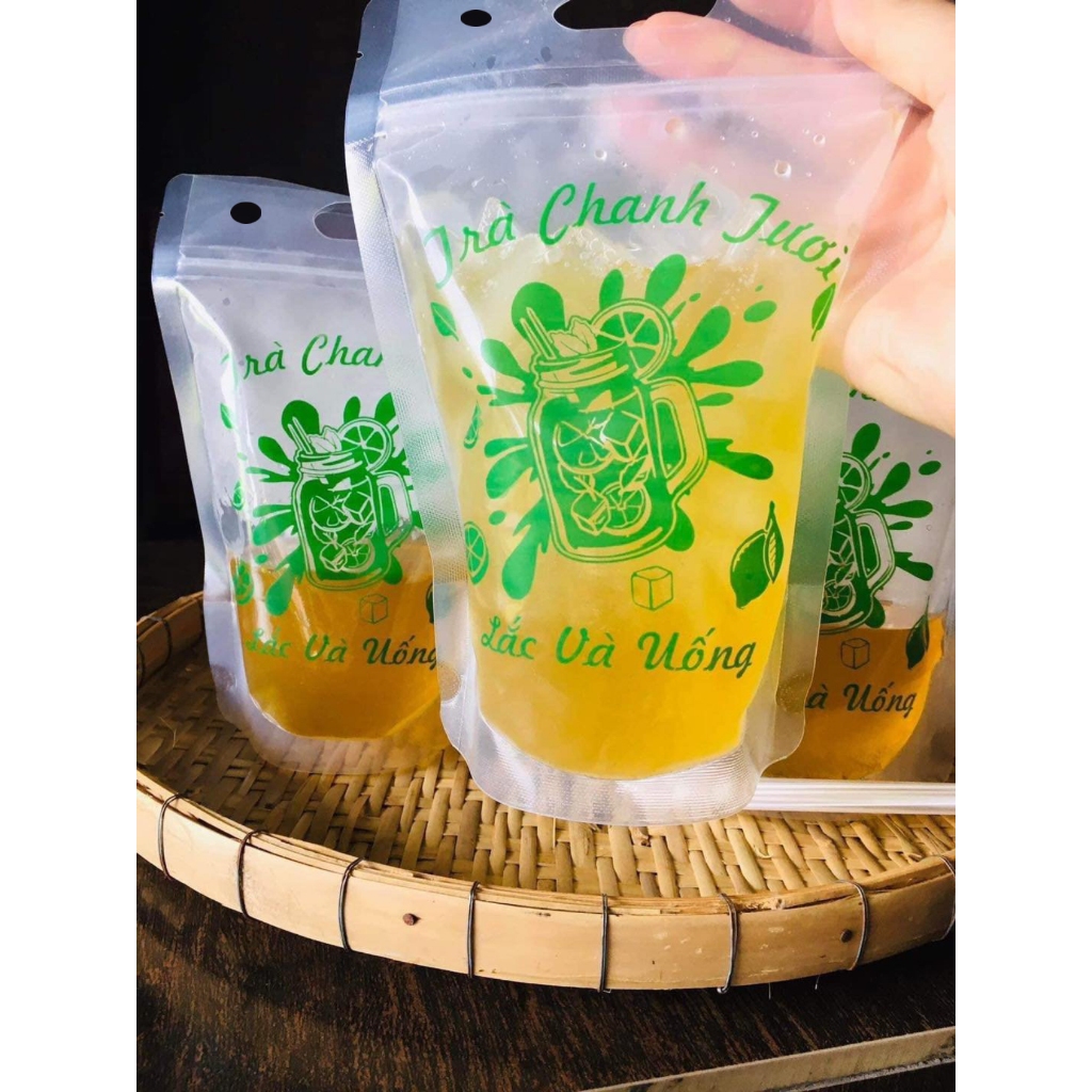 1Kg Túi Zip Trà Chanh In Sẵn Đựng 600ml ~105 túi | Shopee Việt Nam