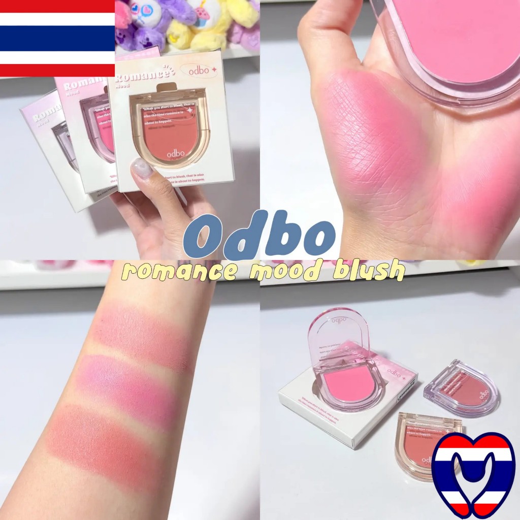 Má hồng Odbo Romance Mood Blush mẫu mới 2024 2.8gram - Thái Lan | Shopee Việt Nam