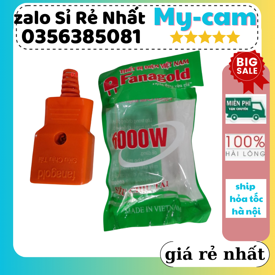 Phích âm chính hãng Fanagold công suất 6000w, phích âm siêu chịu tải ...