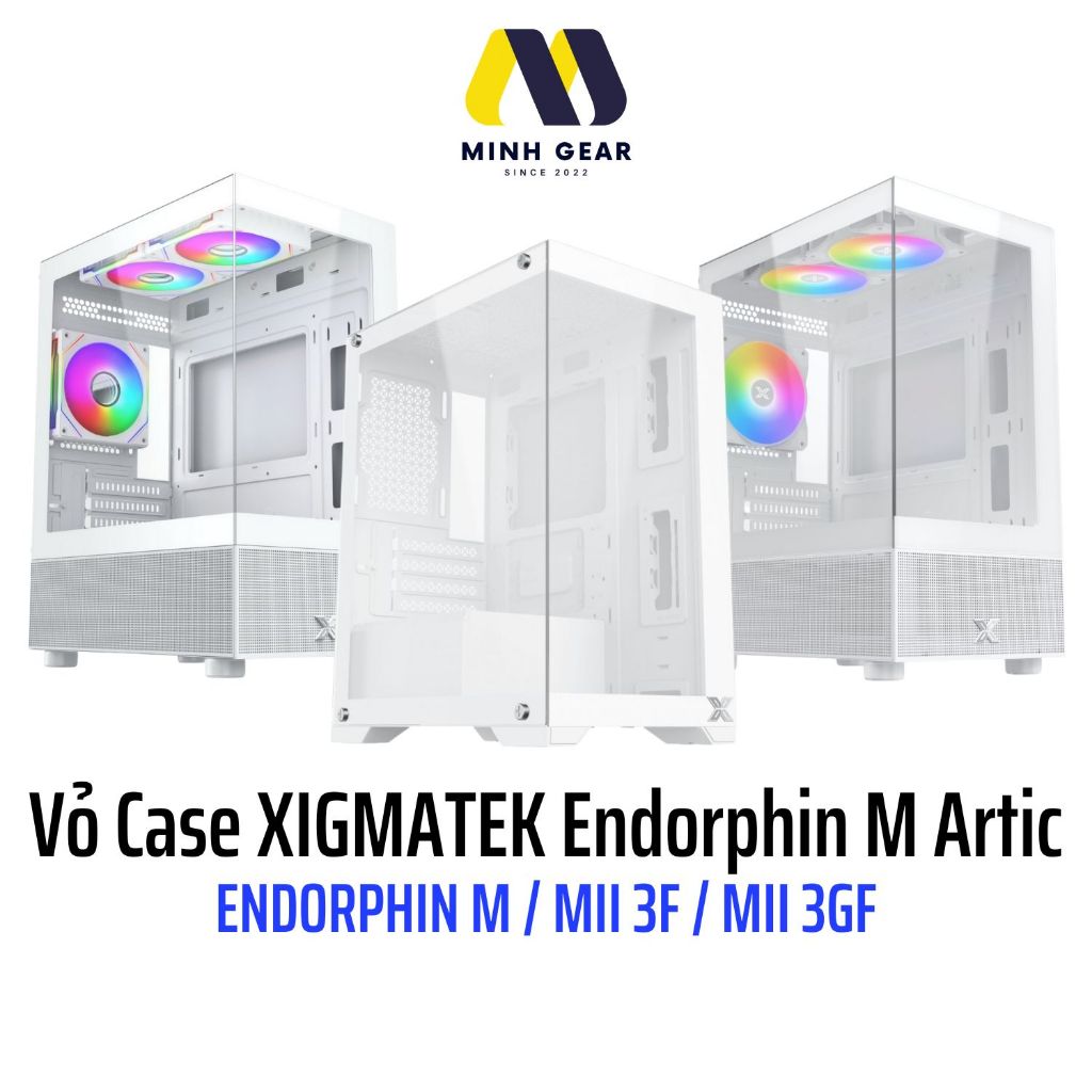 Vỏ Case Máy Tính XIGMATEK ENDORPHIN M / ENDORPHIN M II 3F ARTIC Hỗ trợ M-ATX, ITX | Shopee Việt Nam