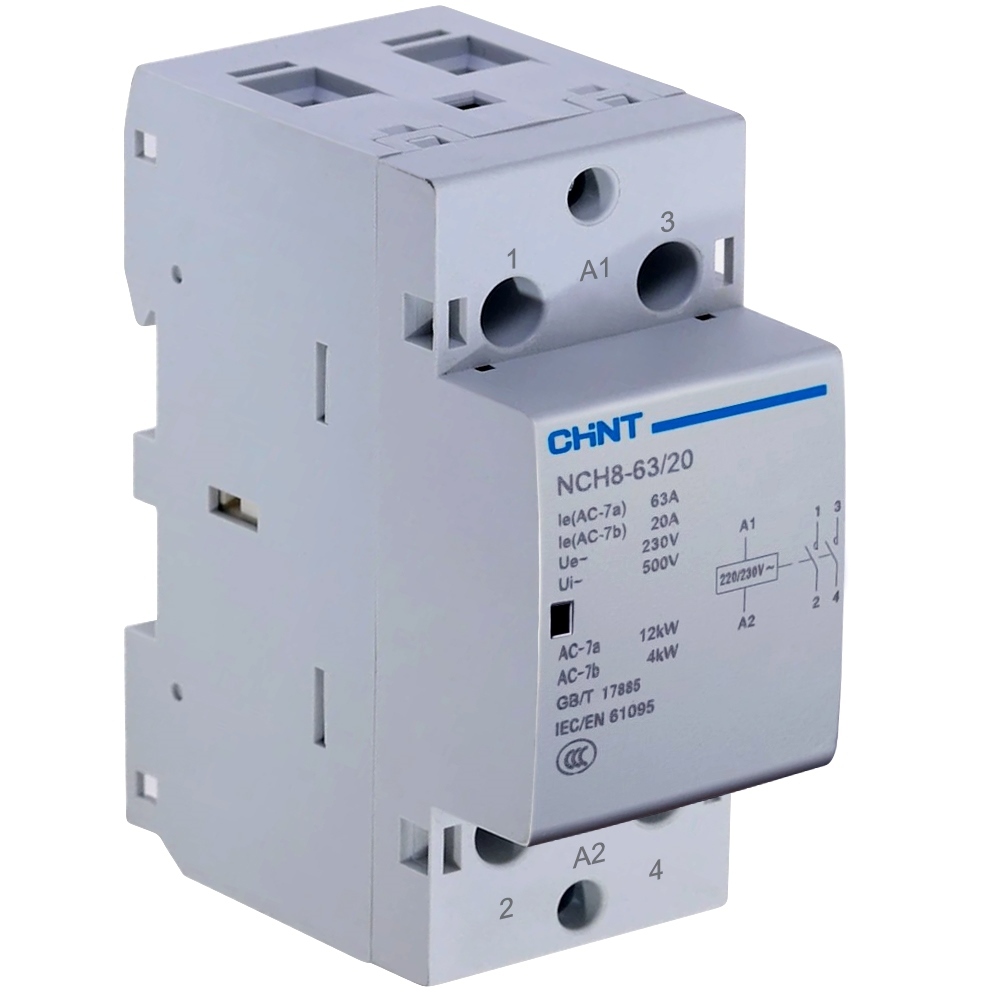 Khởi NCH8-63A chint, contactor 1P | Shopee Việt Nam