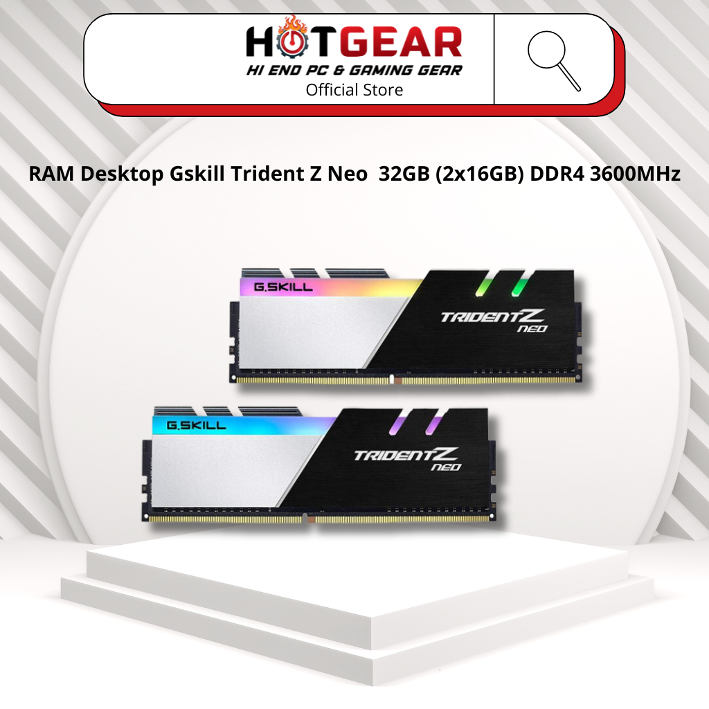 RAM Desktop Gskill Trident Z Neo 32GB (2x16GB) DDR4 3600MHz | Shopee ...