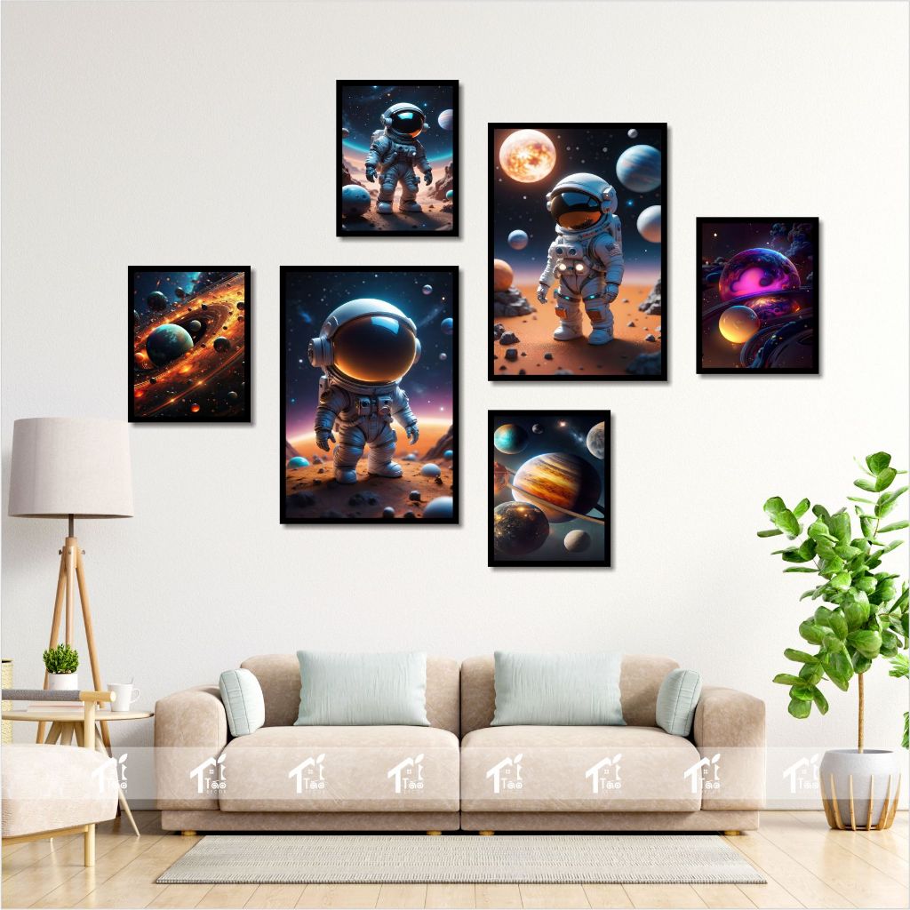 50 Set tranh treo tường cute, tranh dán tường hiện đại trang trí phòng ...