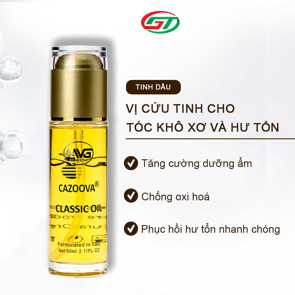 Dầu dưỡng tóc, cấp ẩm, chống oxi hoá, phục hồi hư tổn·Cazoova classic ...