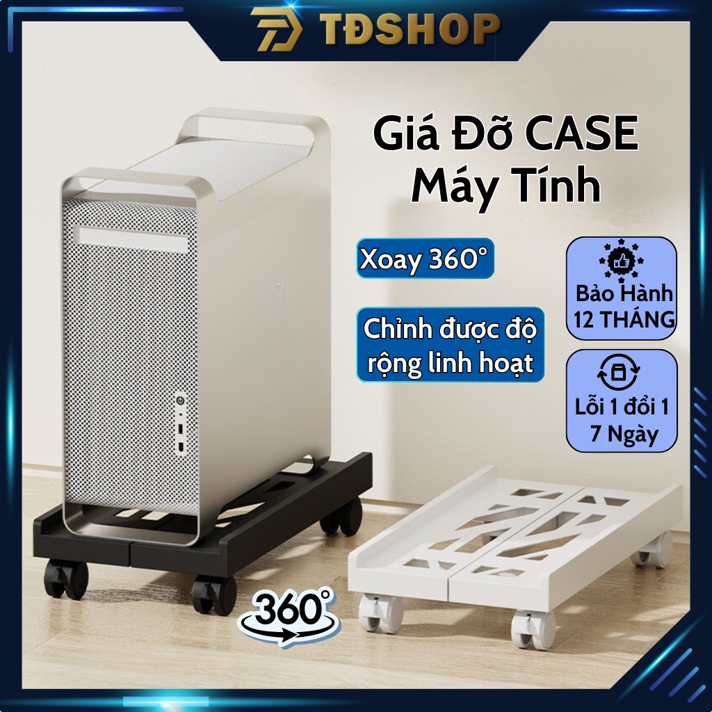 Kệ để cây máy tính CPU Đế Nâng Tản Nhiệt Có Bánh Xe Di Động, Giá đỡ ...