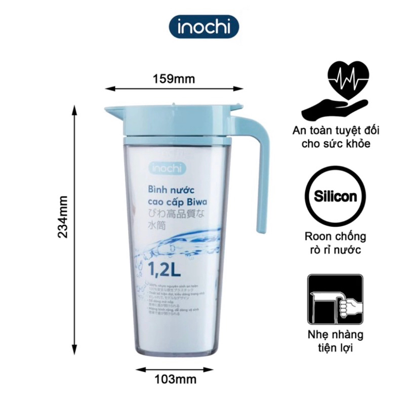 Bình Nước 1,2 Lít InoChi Xịn Xò | Shopee Việt Nam