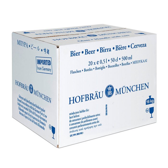 Bia HB Hofbrau Munchner Weisse 5.1% - nhập khẩu Đức - 1 thùng 20 chai ...