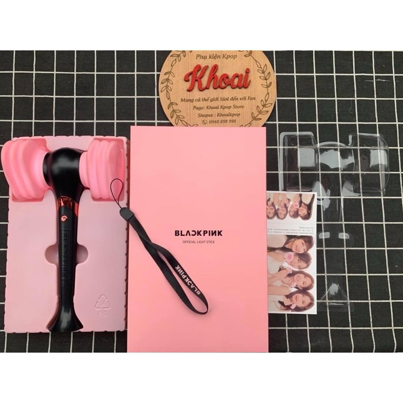 Đèn cổ vũ Lightstick Black Pink HAMMER BONG | Shopee Việt Nam