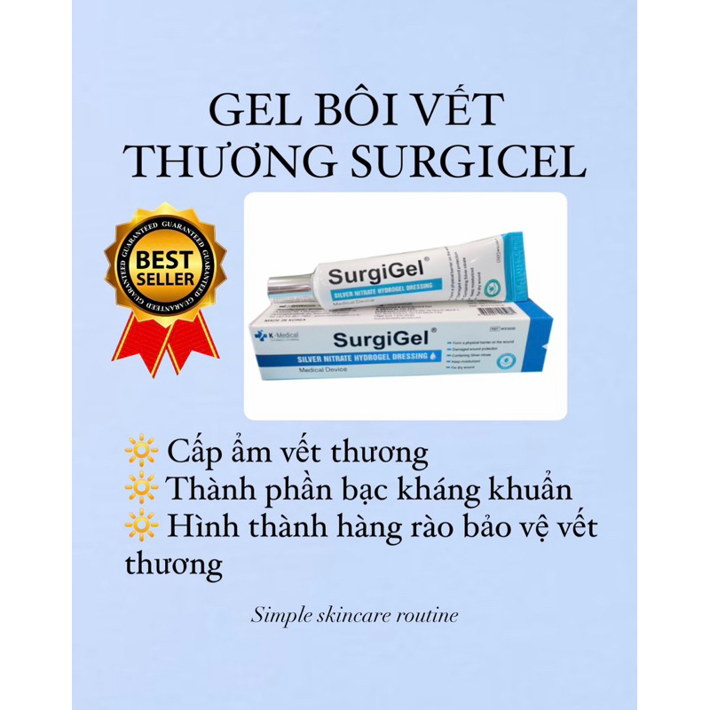 SURGIGEL - GEL KHÁNG KHUẨN VẾT THƯƠNG | Shopee Việt Nam