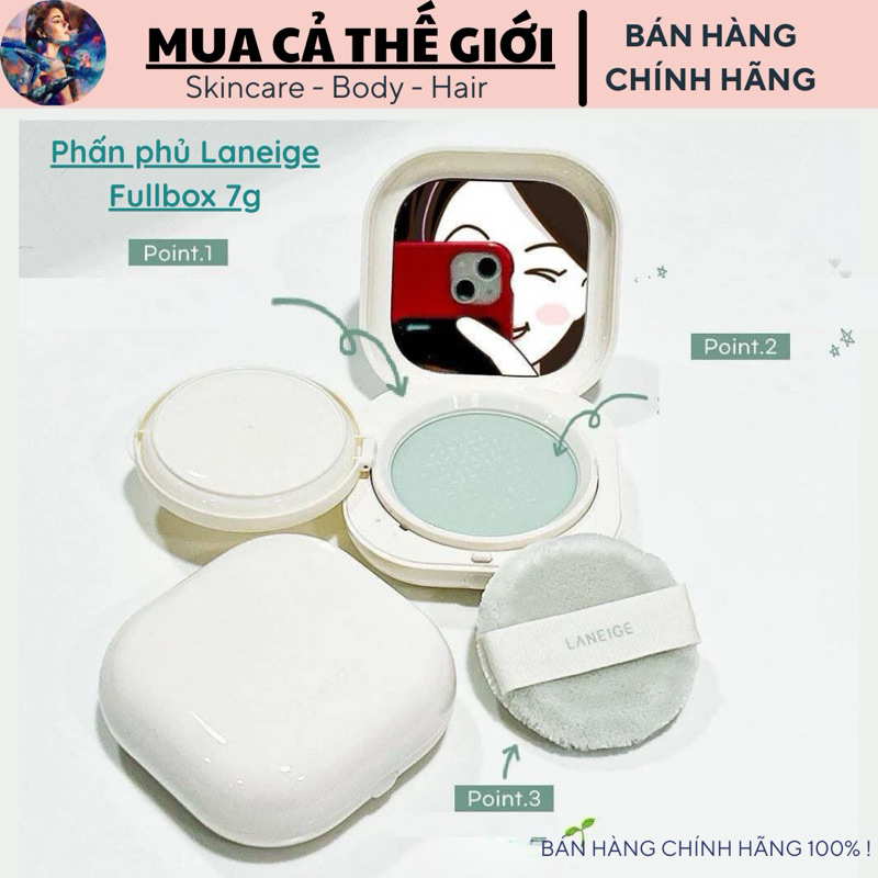 Phấn Phủ Laneige Neo Essential Blurring Finish Powder | Shopee Việt Nam