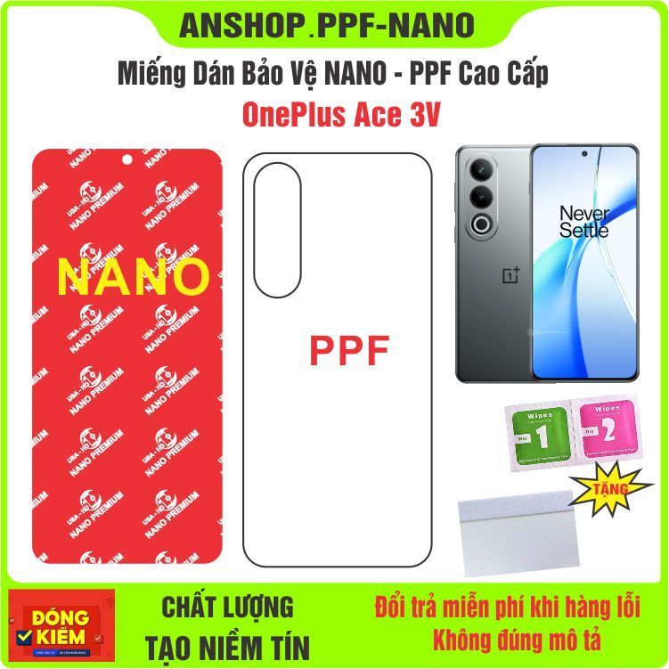 Cường lực NANO - PPF dẻo cao cấp bảo vệ màn hình điện thoại OnePlus ACE ...