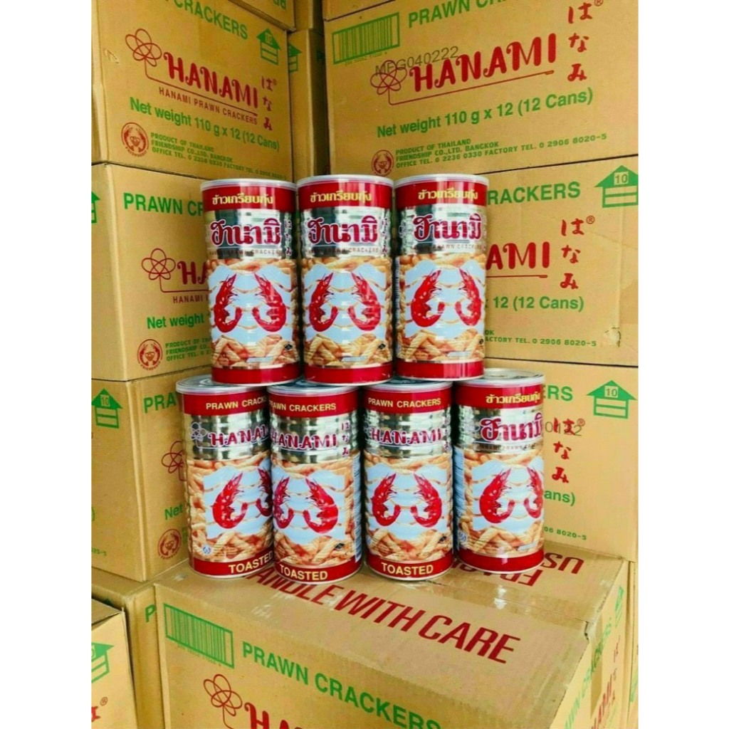 Snack Tôm Hanami Thái Lan Lon 110gr | Shopee Việt Nam