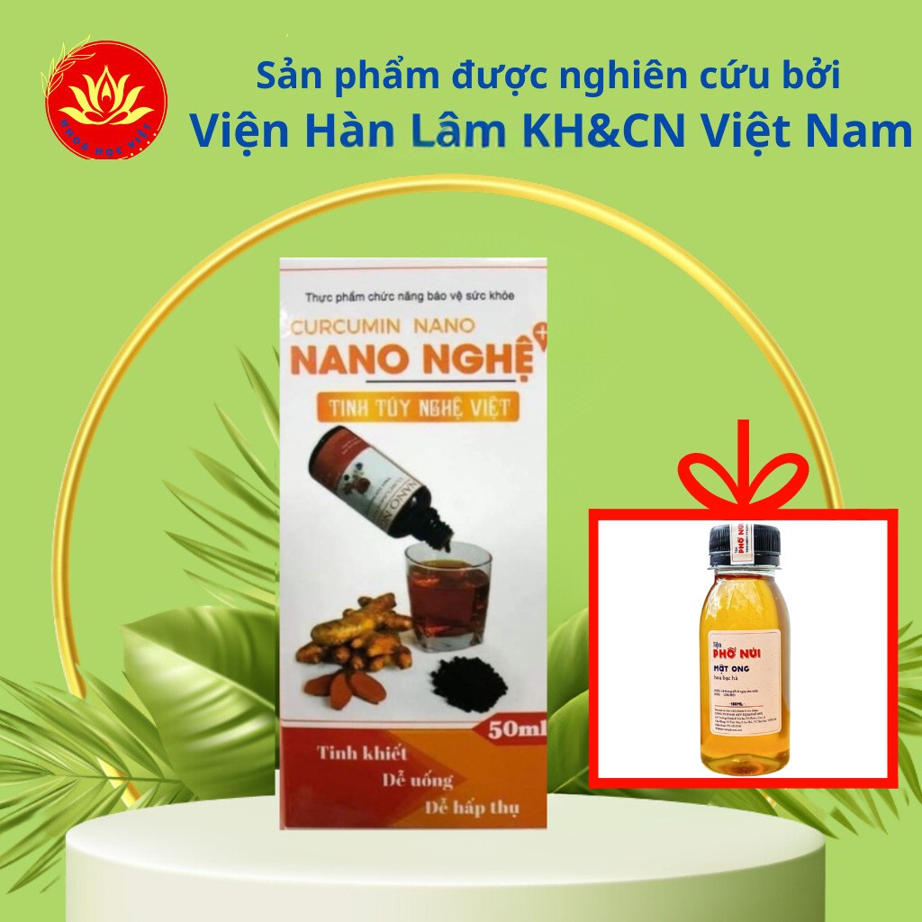 Curcumin nano Viện Hàn Lâm, nano nghệ tinh chất tiêu đen, tinh tuý nghệ ...