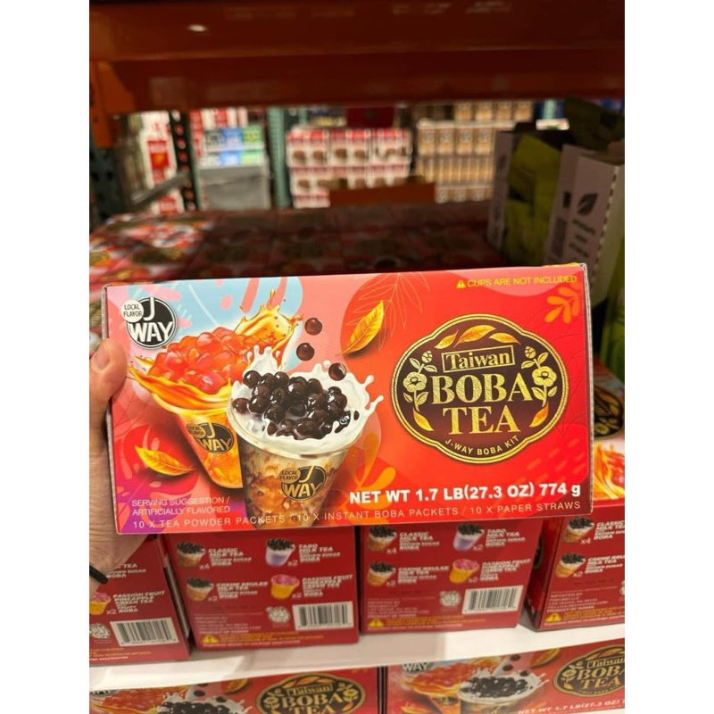 [US]Hộp Trà Sữa Boba Tea Taiwan trà sữa Đài Loan bán tại Costco Mỹ ...