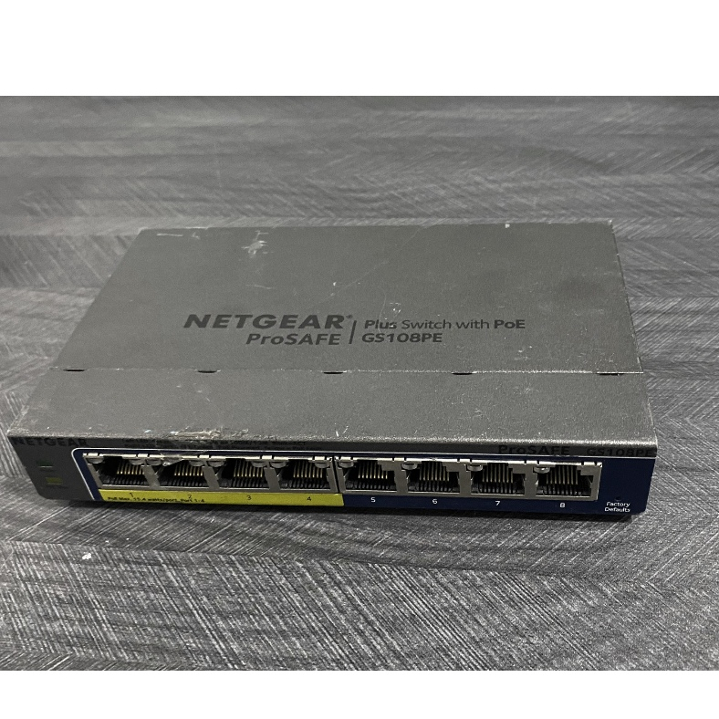 Netgear GS108PE v3 / 8 Port With 4-Ports PoE Gigabit Ethernet , Chia ...