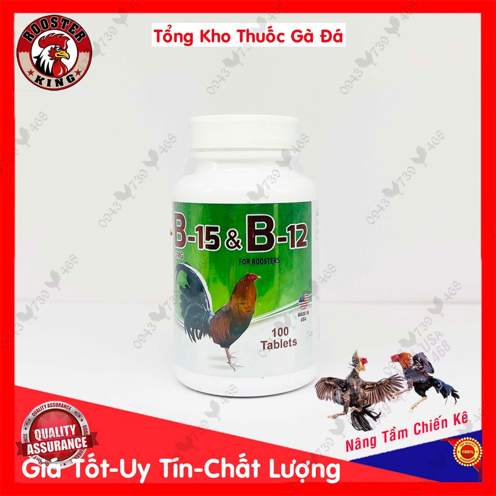 B15 B12 100 Viên Nuôi Gà Gom Bo Sung Hừng Mau Tới Pin | Shopee Việt Nam