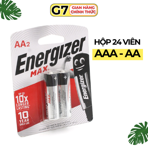 hộp 24 viên pin Energizer 1,5V Pin tiểu AA, pin đũa AAA | Shopee Việt Nam