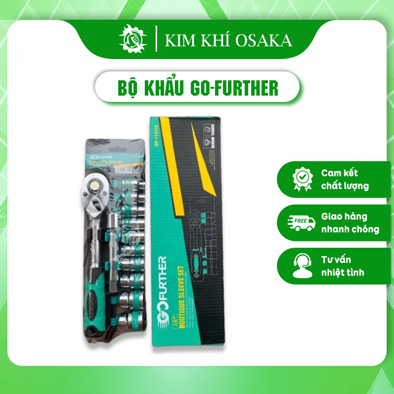 Bộ Khẩu,Bộ tuýp Tự Động 12 Chi Tiết Go-Futher Hàng Chính Hãng Mạ Thép ...