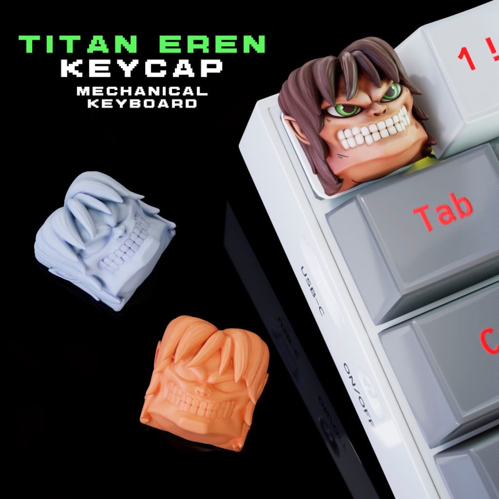 Keycap Titan Tiến Công | BKsmart | Attack on Titan | Keycap bàn phím cơ ...