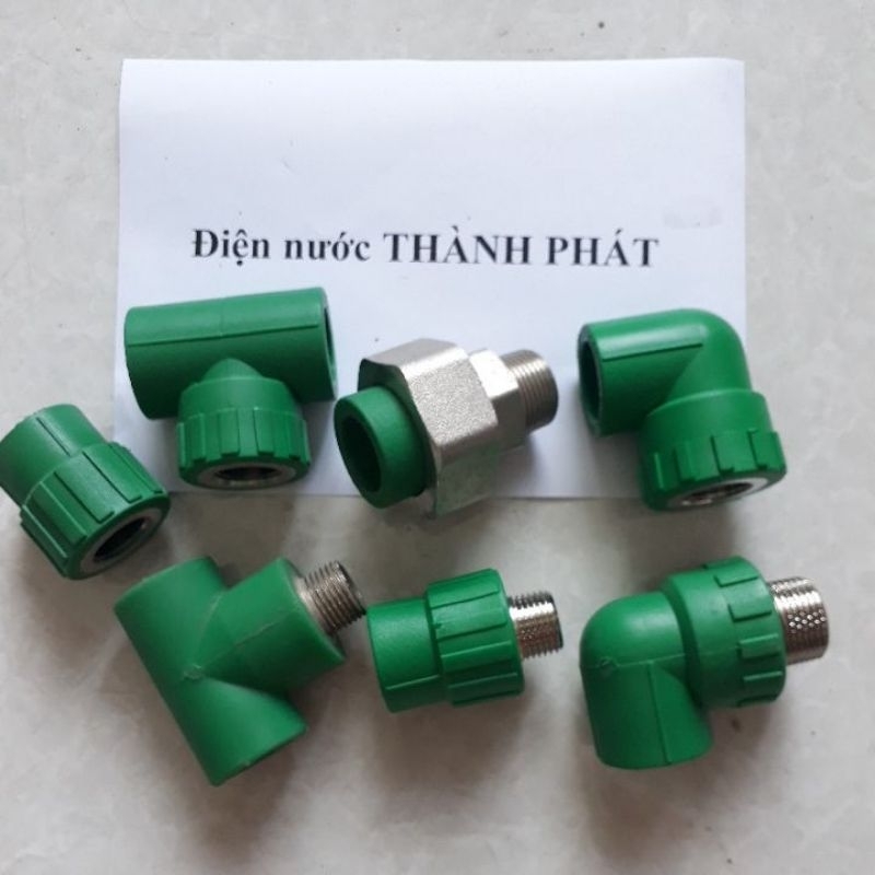 (sino/ren ppr 25)phụ kiện ống nhựa ppr 25,Cút ren trong,nối ren trong, ngoài, tê ren trong ống ...