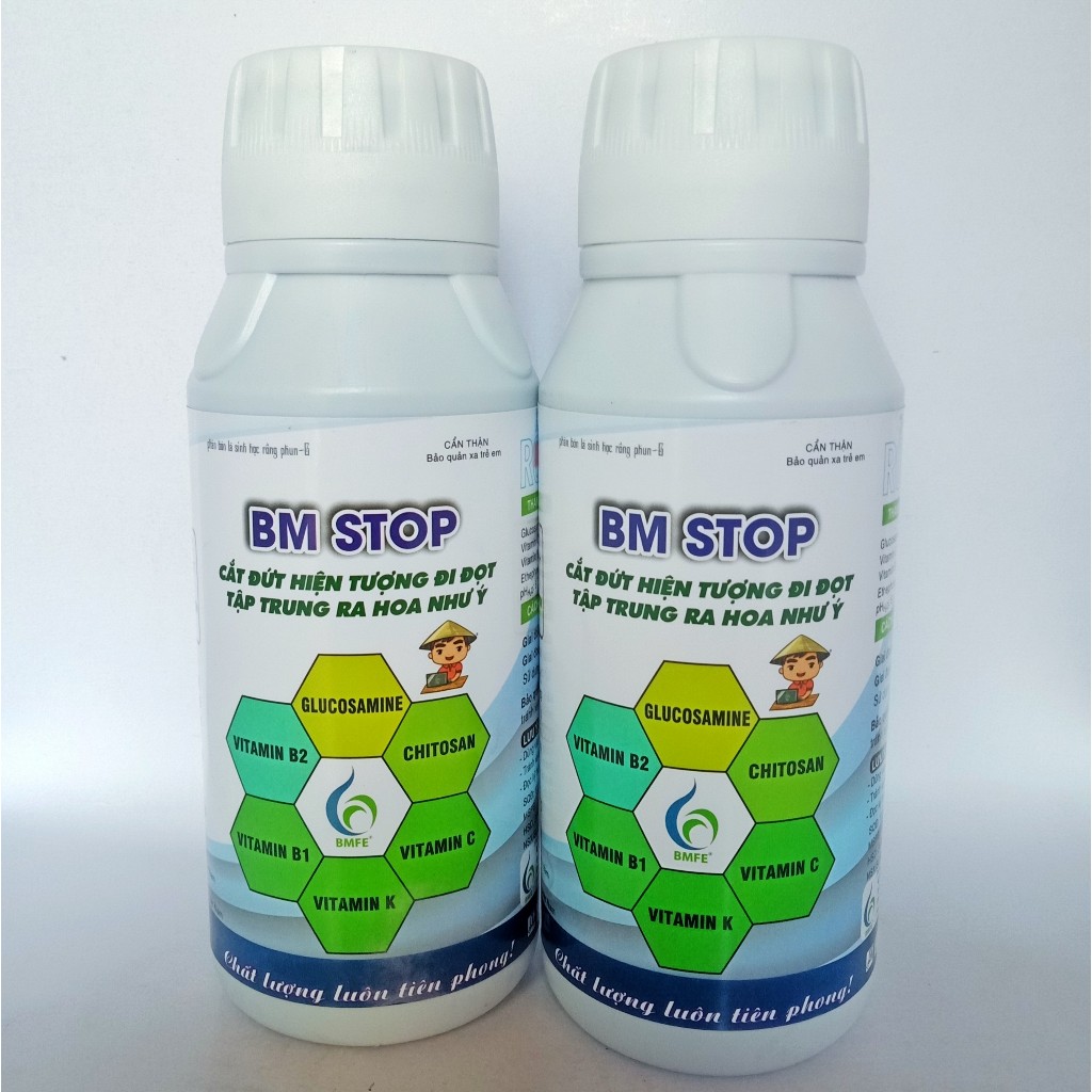 Phân bón lá Chặn đọt sầu riêng BM STOP (500ml) - Cắt đứt hiện tượng đi ...