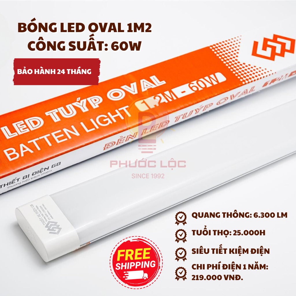 Bộ đèn Bán Nguyệt G8 HOME OV 60W-1200/G04 60W-40W Siêu tiết kiệm điện ...