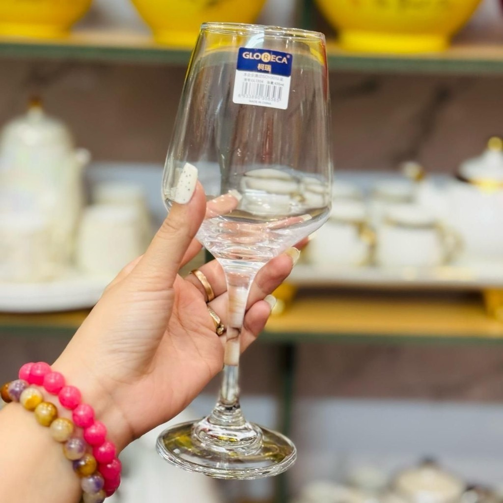 Ly Rượu Vang Ly Thuỷ Tinh Pha Lê Chân Cao Nhiều Dung Tích AVIHOME AVF43 ...
