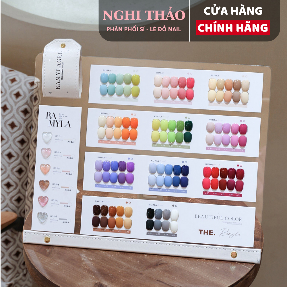 Set sơn gel RAMYLA 60 màu kèm bảng màu | Shopee Việt Nam