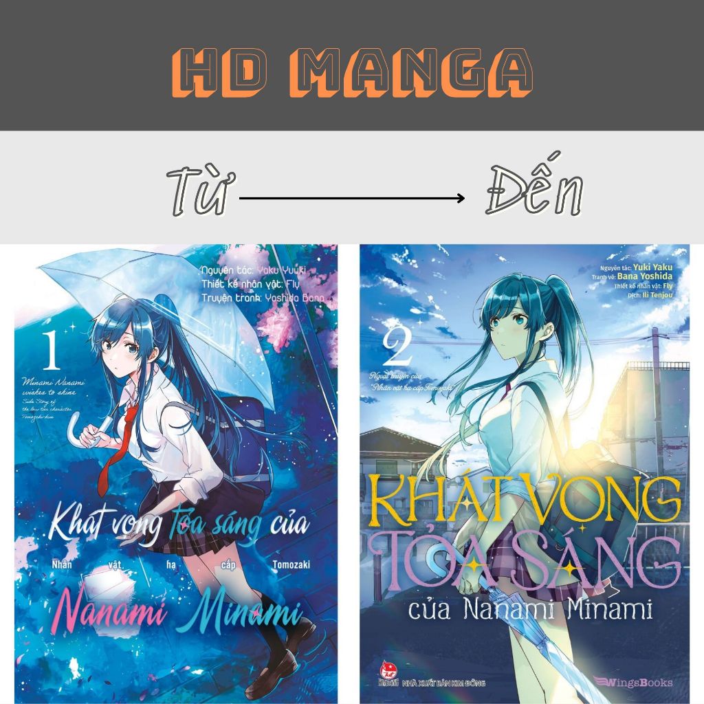 Truyện Tranh - Khát Vọng Tỏa Sáng Của Nanami Minami - Tập 1 2 3 - Tặng ...