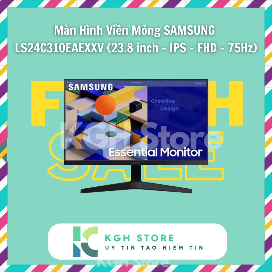 Màn Hình Viền Mỏng SAMSUNG LS24C310EAEXXV (23.8 inch - IPS - FHD - 75Hz ...