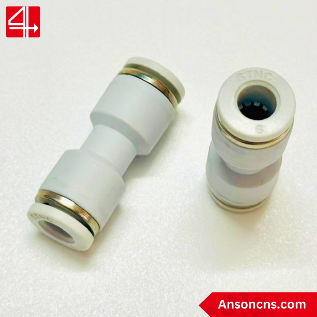 Khớp Nối Thẳng Khí Nén Ống PU STNC YPU, ống 4mm 6mm 8mm 10mm 12mm 16mm ...