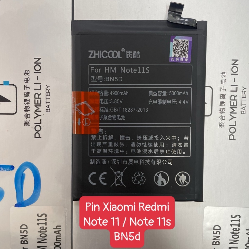 Pin Xiaomi Redmi Note 11 / Redmi Note 11s / BN5D / Dung Lượng 5000mAh ...