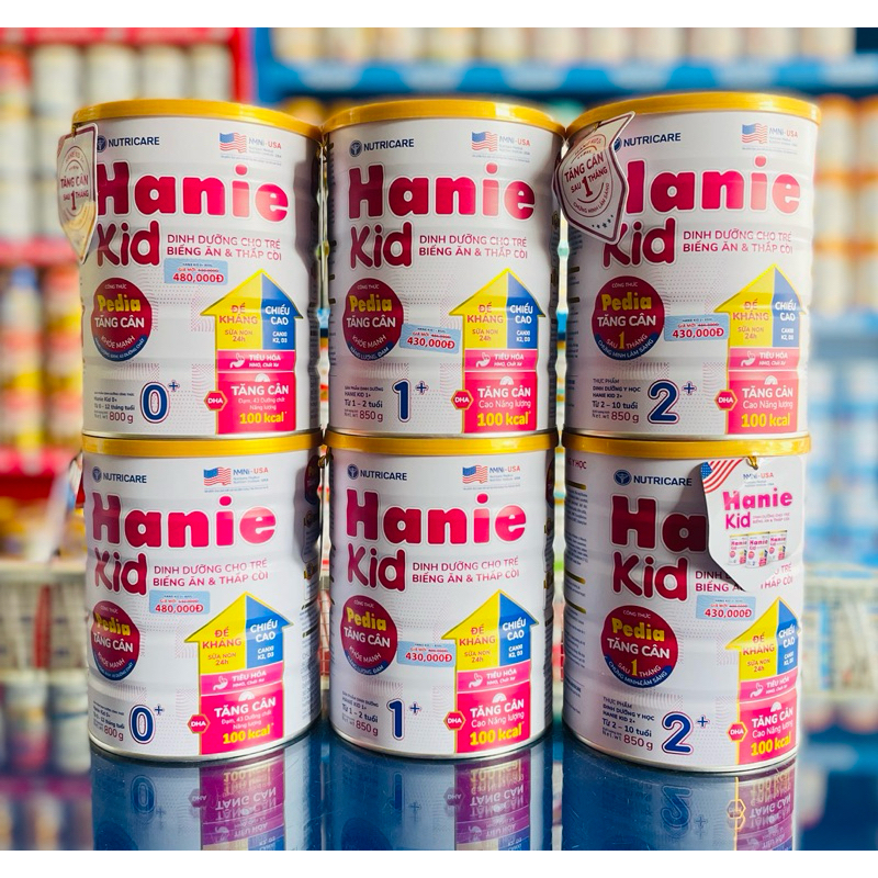 Sữa Bột Nutricare Hanie kid 0+/1+/2+ (850g) | Shopee Việt Nam