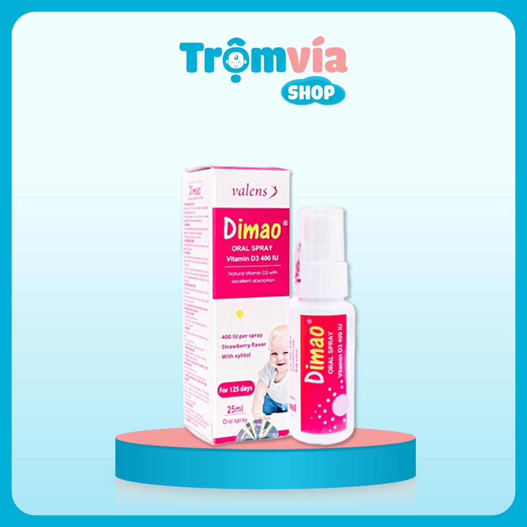 Dimao Vitamin D3 Dạng Xịt, Giúp Hỗ Trợ Phòng Ngừa Thiếu Vitamin, Hỗ Trợ ...