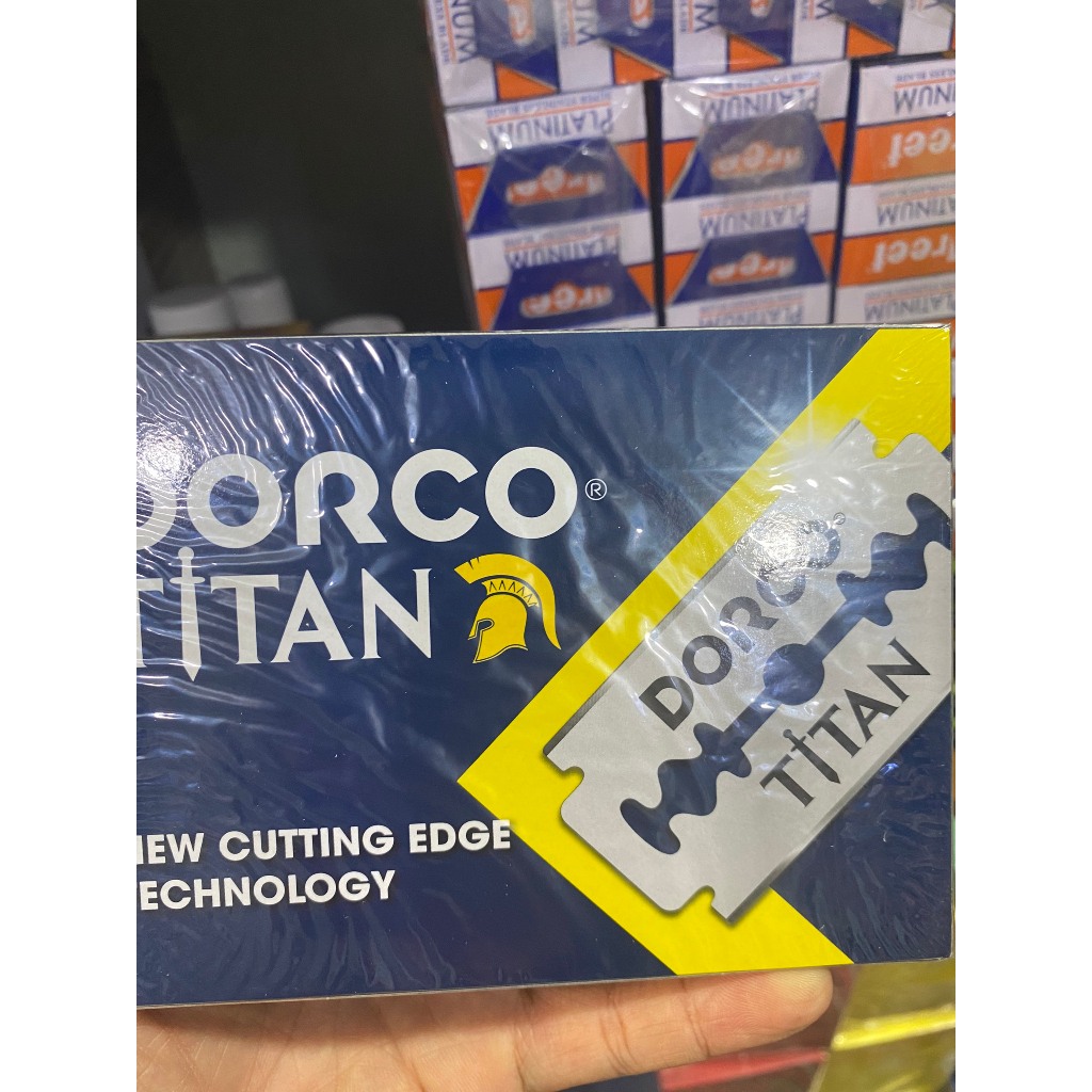 Dao lam titan ,và dao cạo Gilet . hộp 100 lưỡi | Shopee Việt Nam