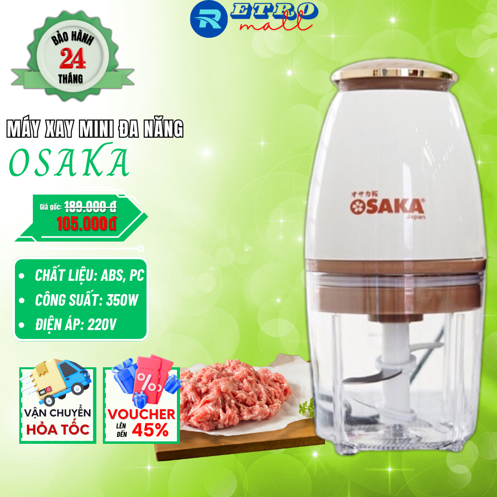 Máy Xay Xay Thịt Đa Năng Osaka Nhật Bản, Máy Xay Cầm Tay , Máy Xay Đá ...
