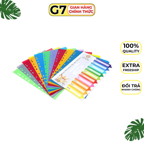 Chia file nhựa, chia file giấy 10mau/12mau, giây phân trang | Shopee ...