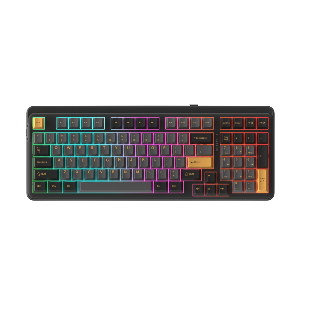 Bàn phím cơ Dareu EK98 Pro BLACK GOLDEN / PROTO (LED RGB ,Triple Mode ...