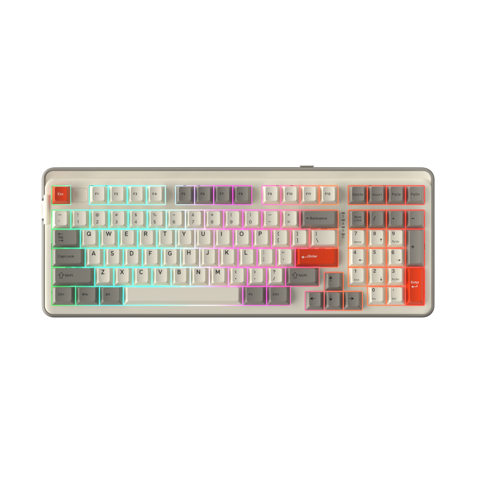 Bàn phím cơ Dareu EK98 Pro BLACK GOLDEN / PROTO (LED RGB ,Triple Mode ...