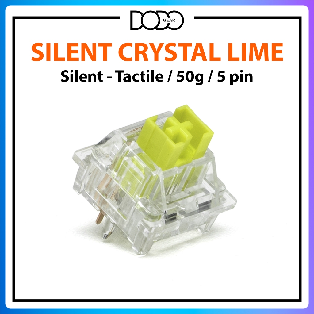 Switch Outemu Silent Lime Peach Crystal Gray White Yellow công tắc bàn phím Switch Silent yên ...
